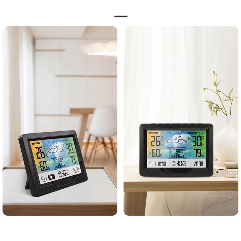 Weather Station Meter Digital Watch Alarm Clock Wi... – Vicedeal