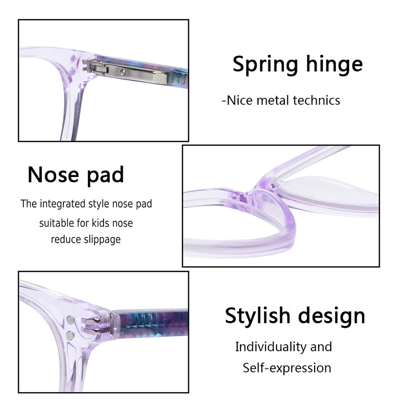 Kirka Kids Glasses Acetate Eyeglass Frames Childre... – Vicedeal