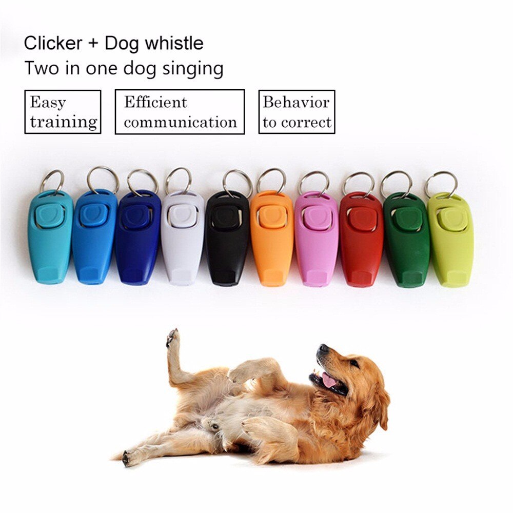 Pet Toy Training 2-in-1 Dog Training Whistle Click... – Vicedeal