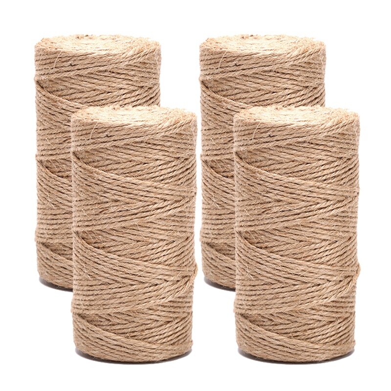 3 Rolls Natuurlijke Jute Touw Jute String Hennep T... – Grandado