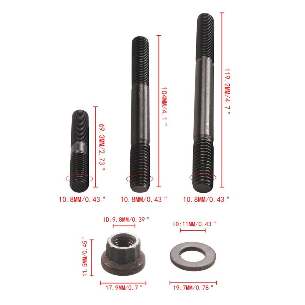 Cilinderkop Schroef Set Auto Motor Hoofd Stud Kit ... – Grandado