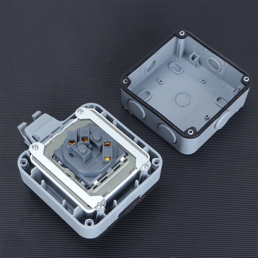 Single Plug IP66 15A Outdoor Power Socket Wall Wat... – Grandado