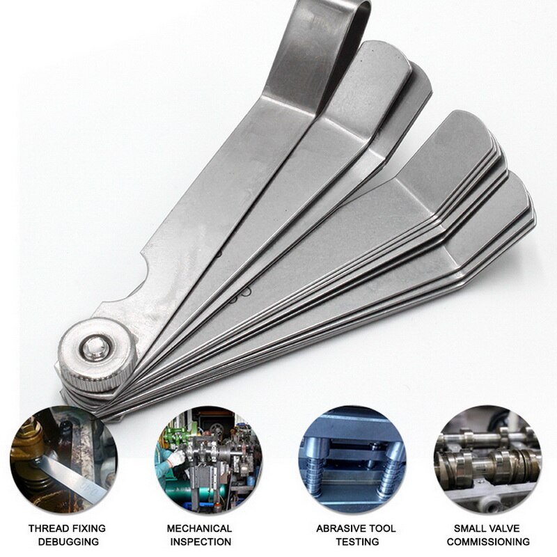 P20 Steel Feeler Gauge Measurement Tool with 16 Bl... – Grandado