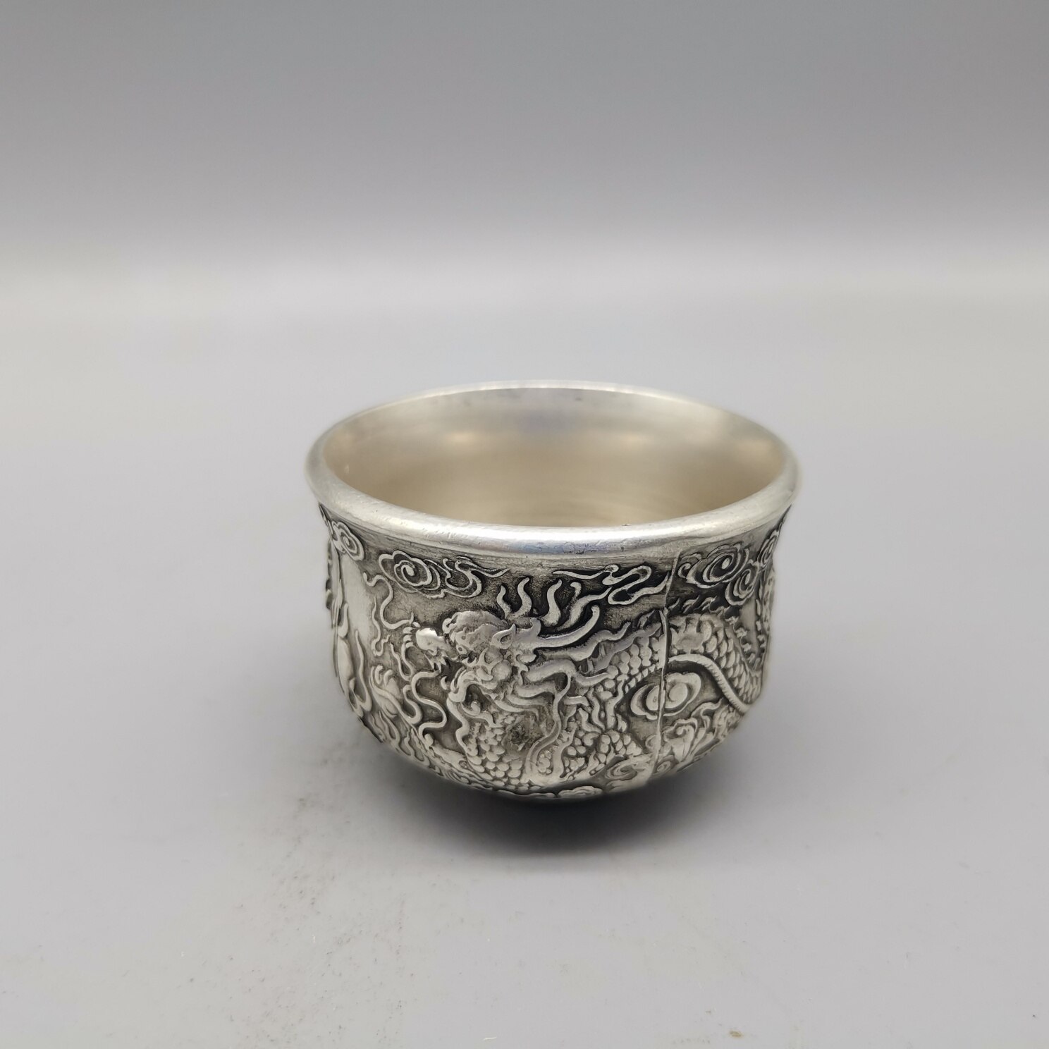 Collect Chinese Tibet Silver SculptureGood luck Lo... – Vicedeal