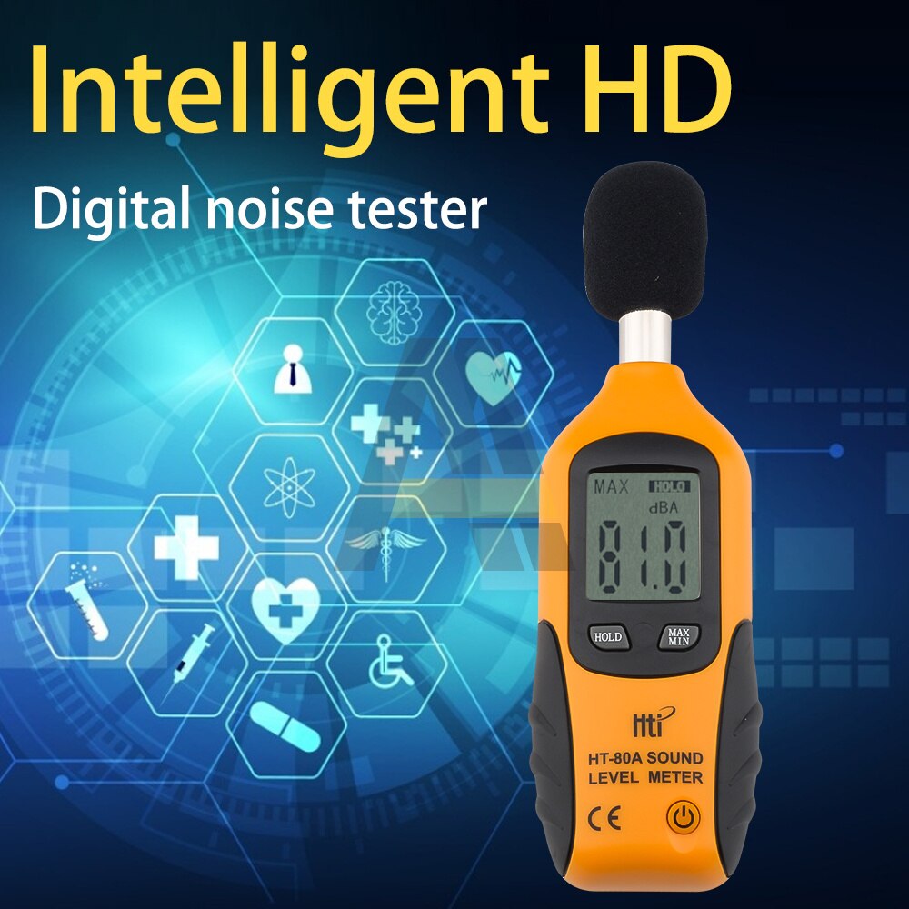 Noise Meters HT-80A Decibel Meter 9V Digital Sound... – Vicedeal