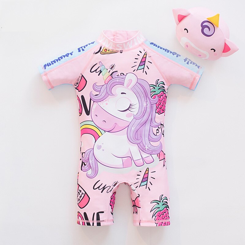 2022 Swimsuit One Piece Girls Swimwear Spring Unic... – Vicedeal