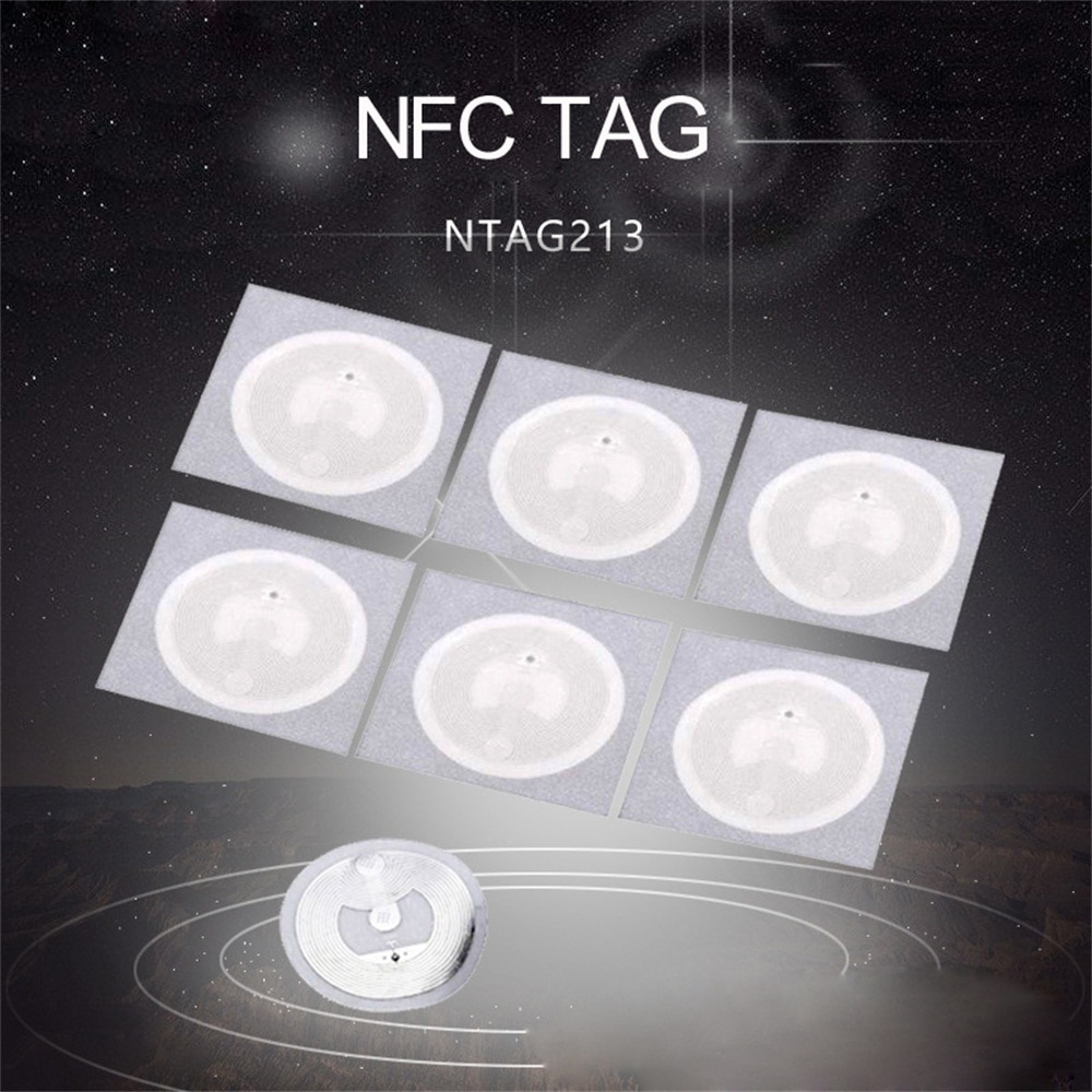 10 PCs Ntag 213 NFC Tags Sticker Smart RFID Lable ... – Grandado