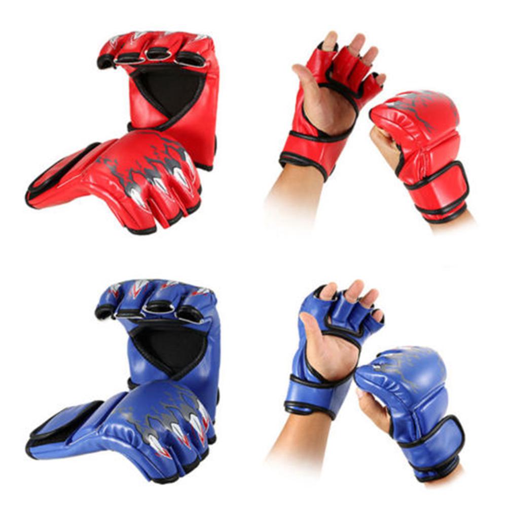 Fighting MMA Boxing Sports Leather Gloves Tiger Mu... – Vicedeal