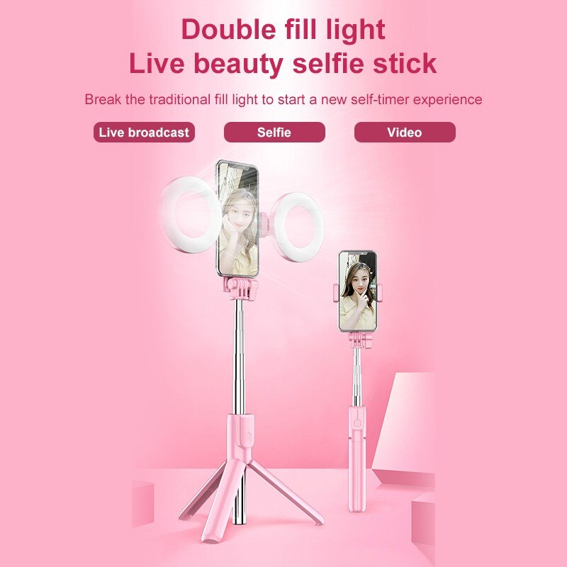 Bluetooth Led Selfie Ring Licht Met Statief Usb Ri... – Grandado