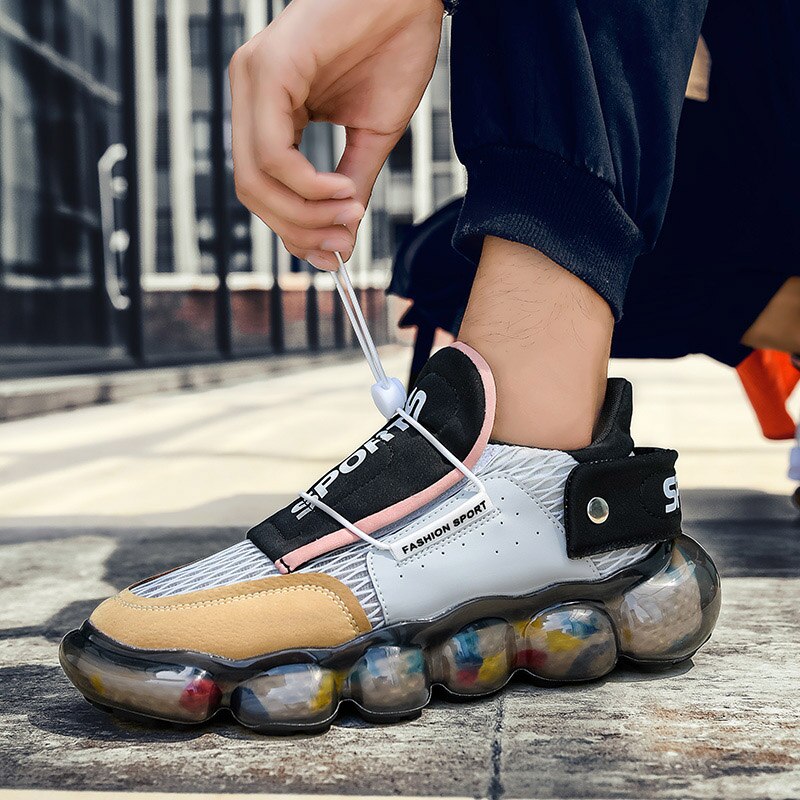 Sneakers For Men Casual Shoes Platform Mens Chunky... – Vicedeal