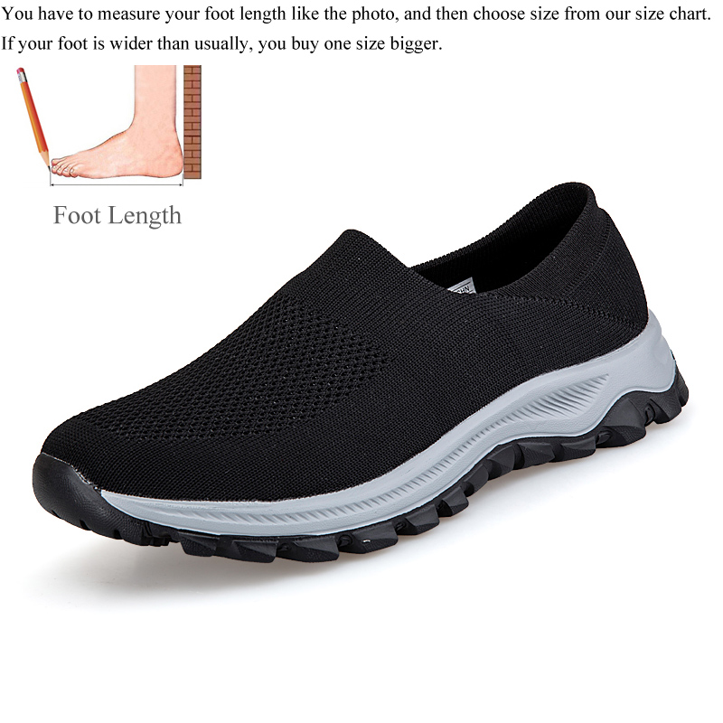 Ventilerande slip on walking skor dam korg femme s... – Grandado