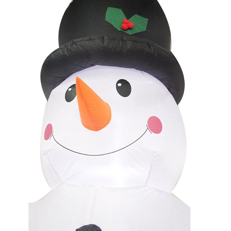 2.4M LED Air Inflatable Snowman with Blower Garden... – Grandado