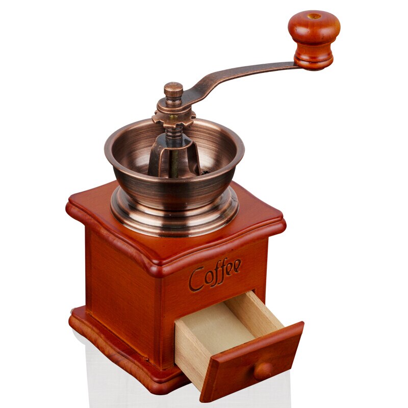 Retro Hand-Cranking Coffee Bean Grinder Vintage Ma... – Grandado