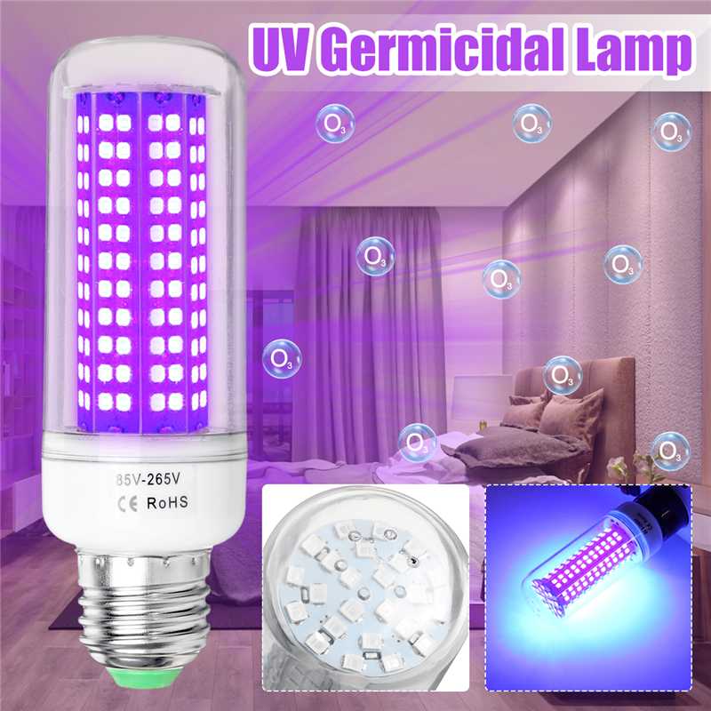 E27 80W Uv Kiemdodende Lamp 200 Leds Uvc Lamp Huis... – Vicedeal