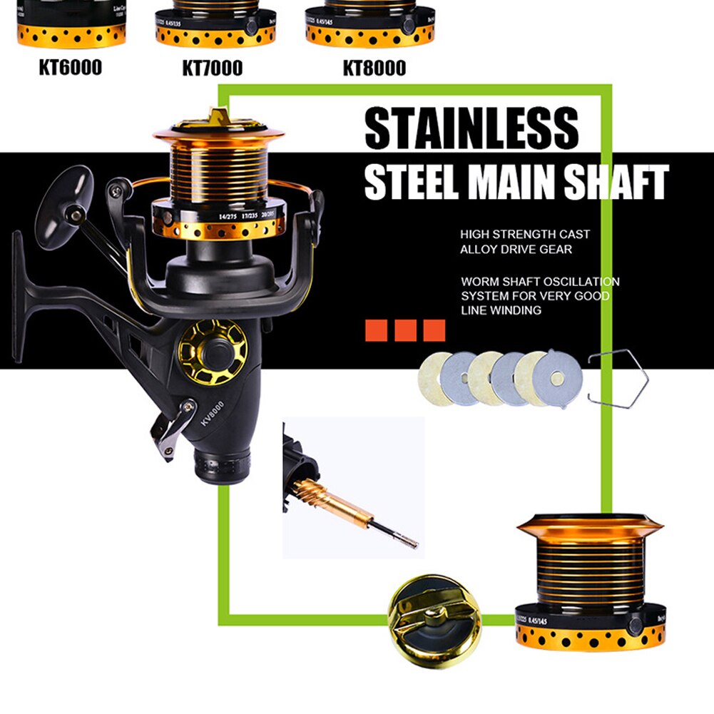 KV3000-KV8000 double unloading force fish reel Sea... – Vicedeal
