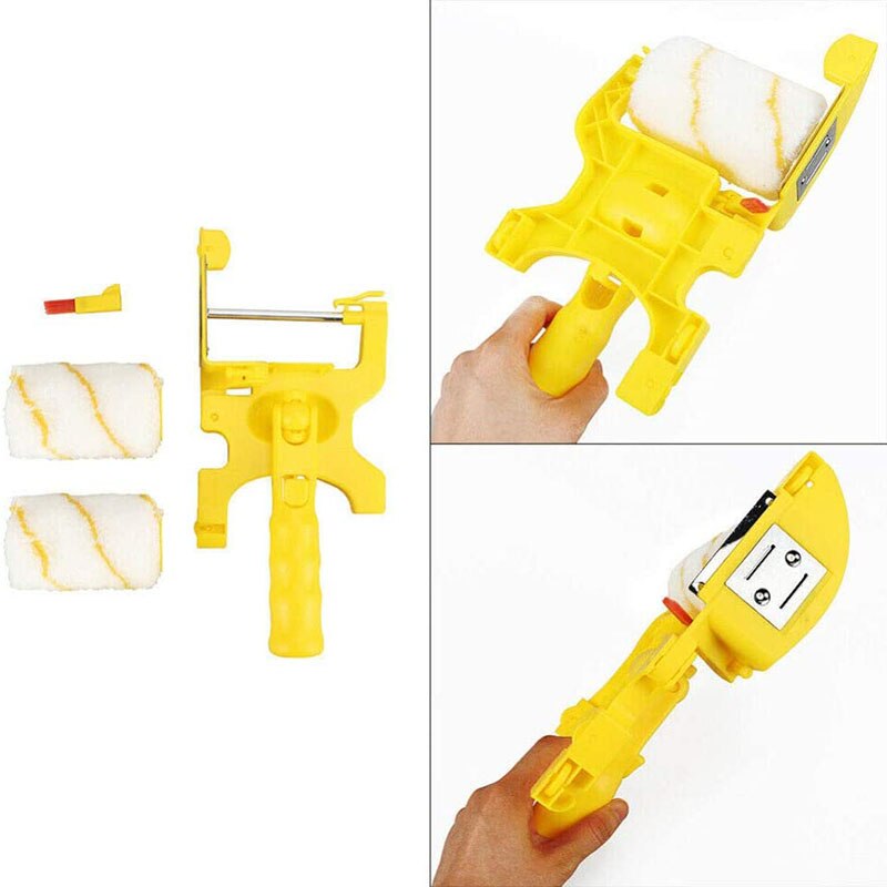 Clean-Cut Paint Edger Roller Brush Edger With 2-Pa... – Vicedeal