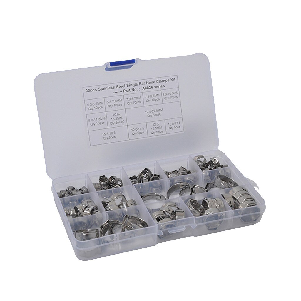 90 Stuks Van 12 Specificaties Rvs Single Ear Klem ... – Grandado