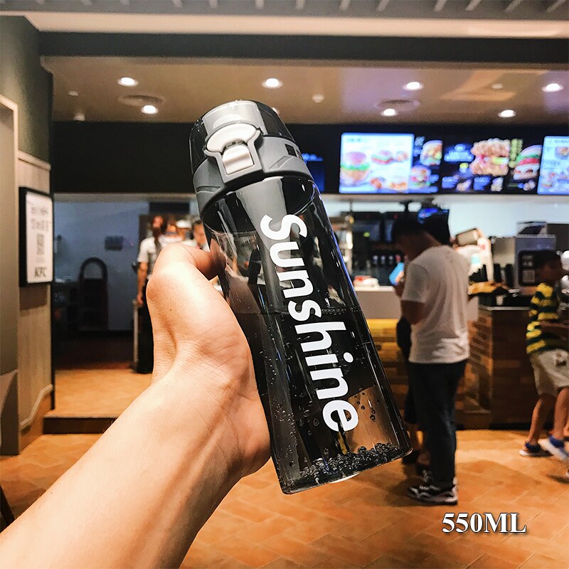 Water bottle with straw Gym Sports Water Bottles 4... – Grandado