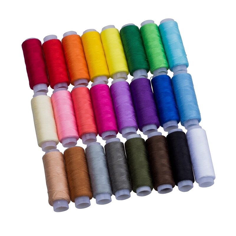 24 Assorted Colors Polyester Sewing Thread-Pack of... – Grandado