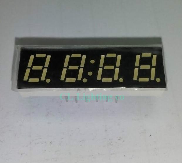WHITE 7 Segment Clock Digital Display 4 Bit Common... – Grandado