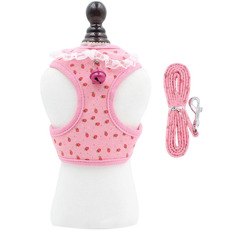 Pink/Camouflage/Floral Dog Chest Harness Leash Set... – Vicedeal