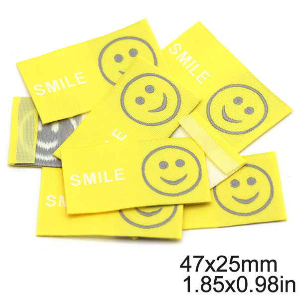 50Pcs Big Smile Clothes Labels Colorful Handmade T... – Grandado