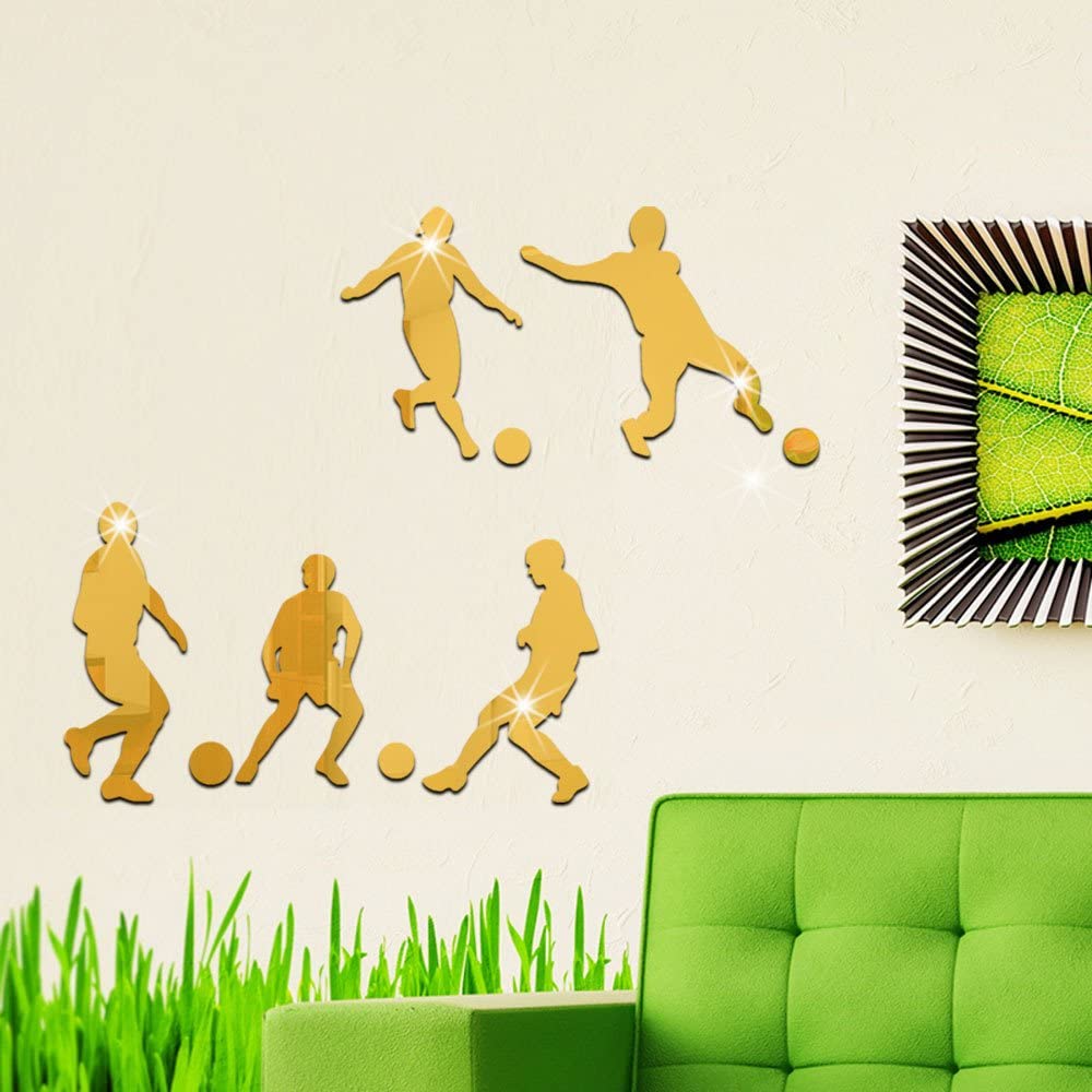 Soccer-football-player-silhouette set / Mirror Eff... – Vicedeal