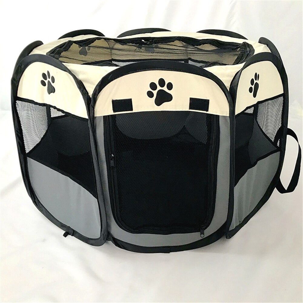Oxford Folding Large Octagonal Pet Dog Cage Cat Ne... – Grandado