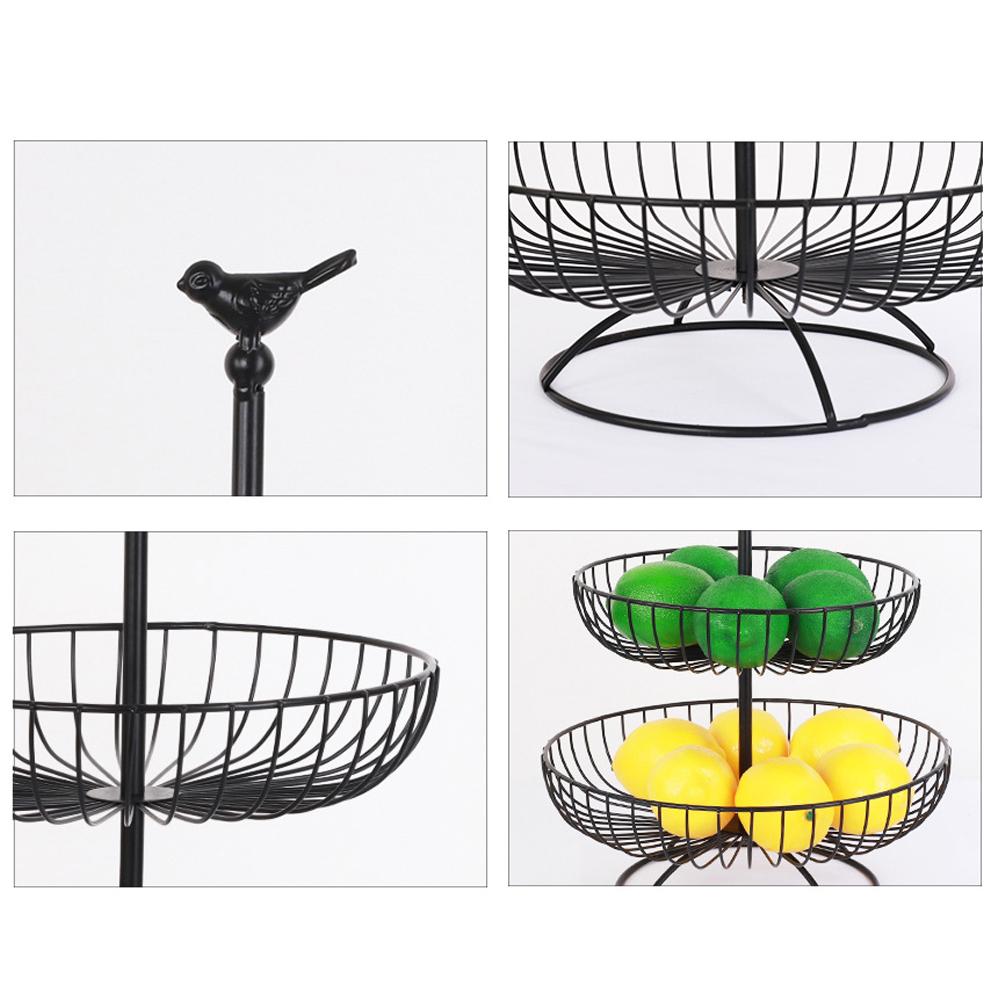 Household 3 Tier Fruit Plate Countertop Metal Frui... – Grandado