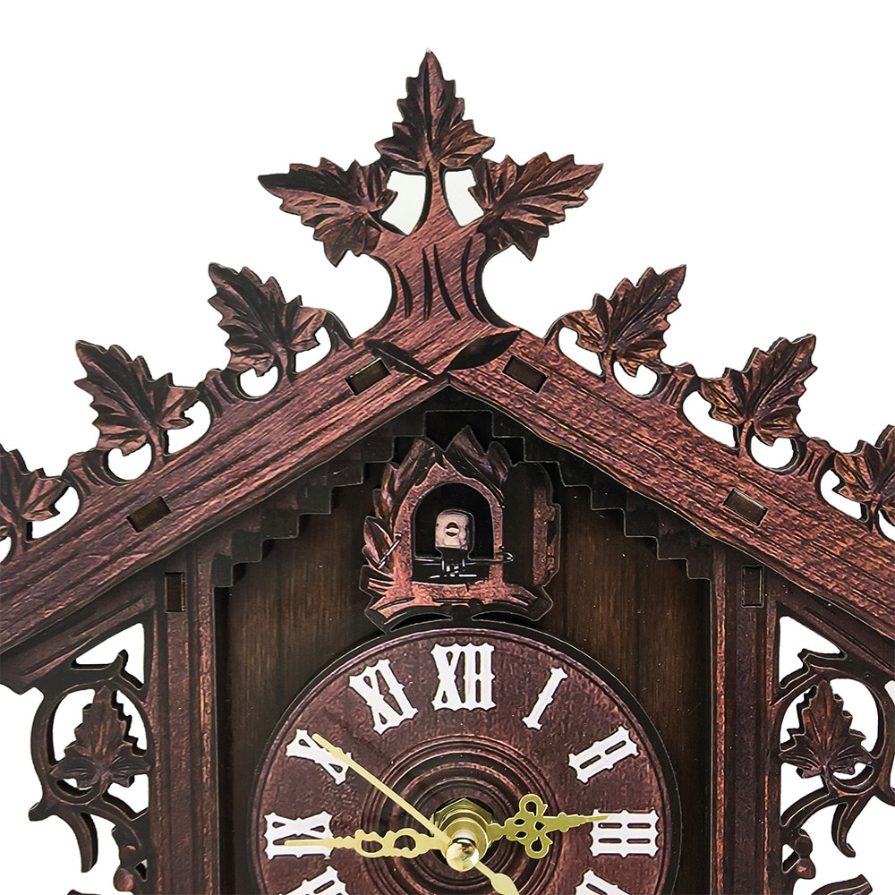 Vintage Handcraft Wood Cuckoo Clock Tree House Swi... – Grandado