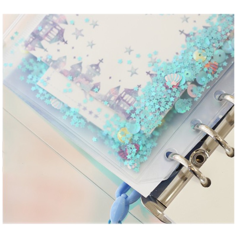 A6 Spiral Notebook Kawaii Ocean Planner Notebook Cherry Bullet Diary Notebook Planner Organizer ...