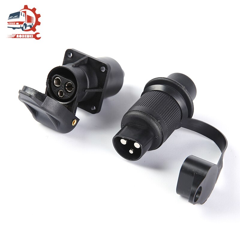Aohewei 3 Pin Trailer Plug Socket Connectors Trekh... – Vicedeal