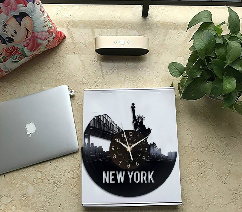 York led Record Wall Clock Get Unique of Office Ro... – Grandado