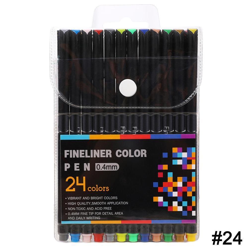 12/24/36colors/Box Watercolor Pen Set Student Colo... – Vicedeal