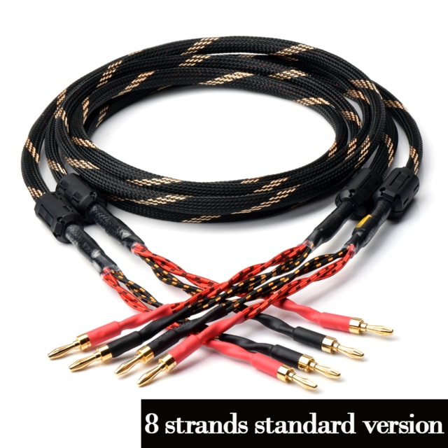 One Pair ATAUDIO HIFI speaker cable amplifier 4n O... – Vicedeal