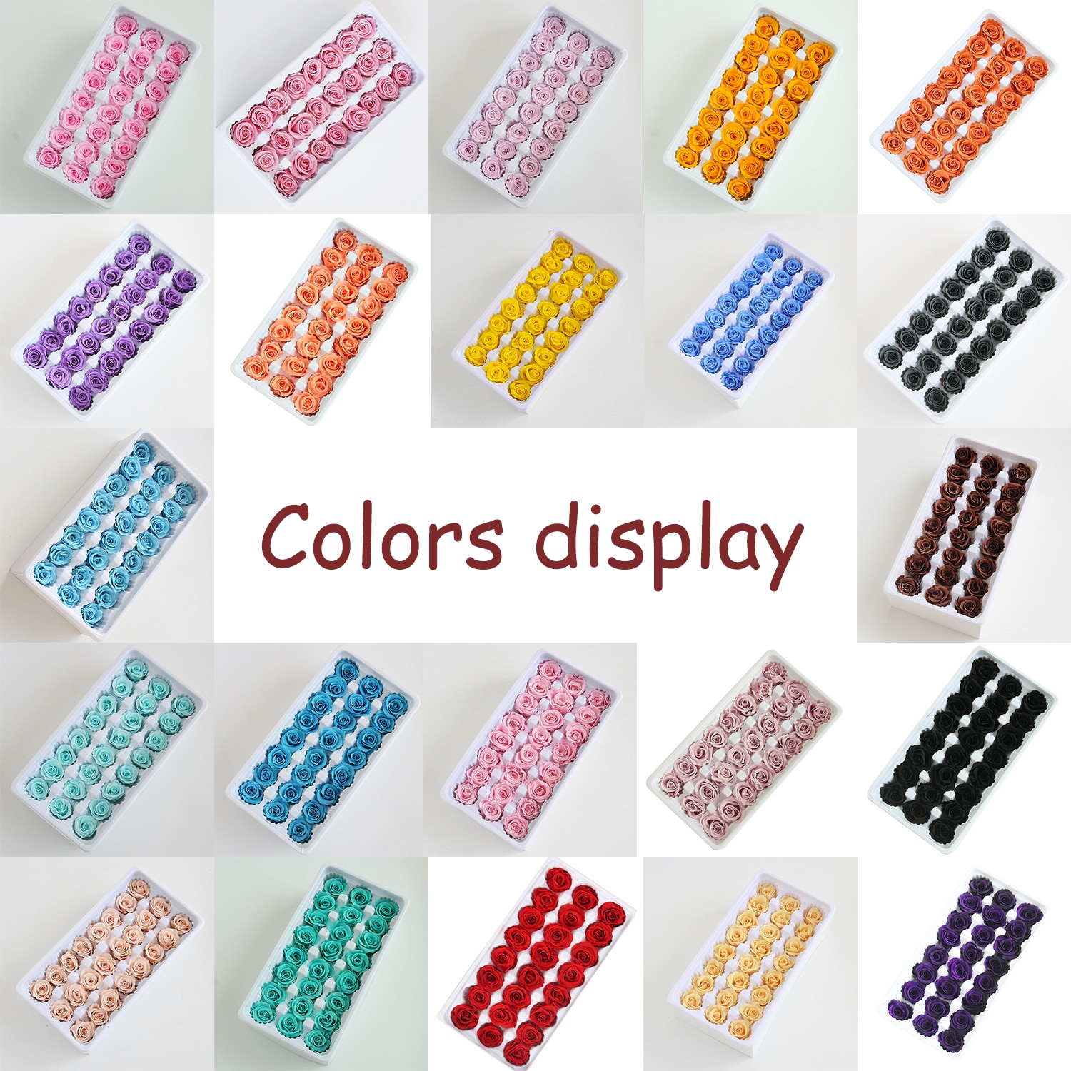24pcs/box Preserved Flowers Eternal Life Flower Ro... – Vicedeal