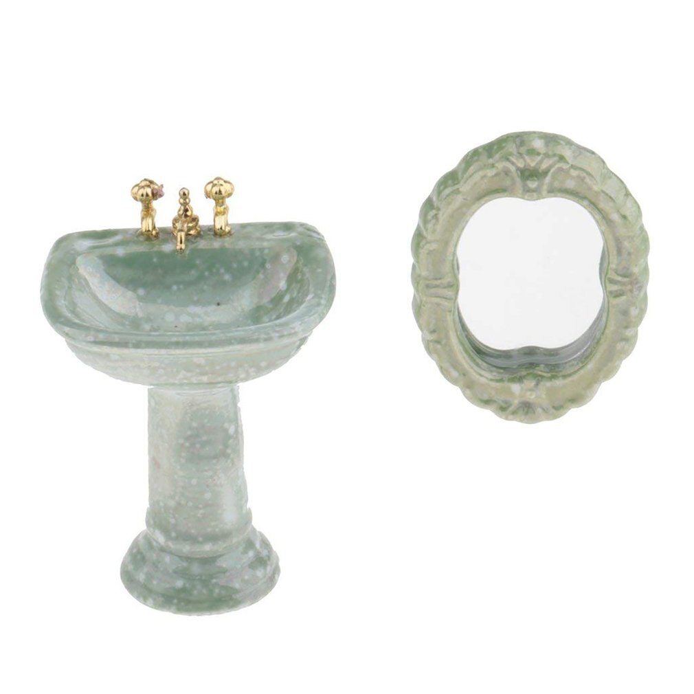 Mini Ceramic Bathroom Footed Bath Tub ToiletPedest... – Grandado