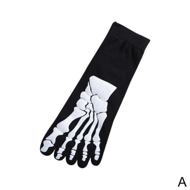 3d Print Terror Skeleton Toe Bone Socks Halloween ... – Grandado