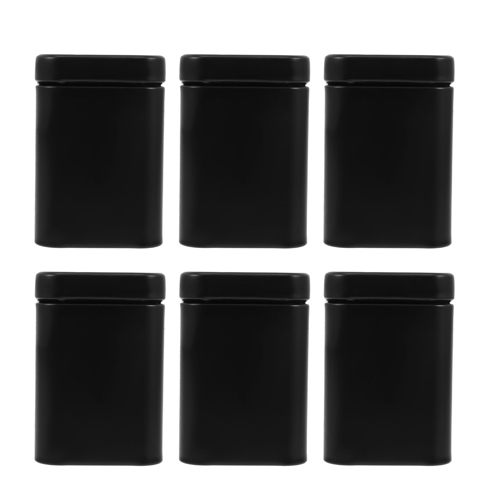6pcs Tinplate Tea Cans Ceramic Cans Tea Canisters ... – Grandado