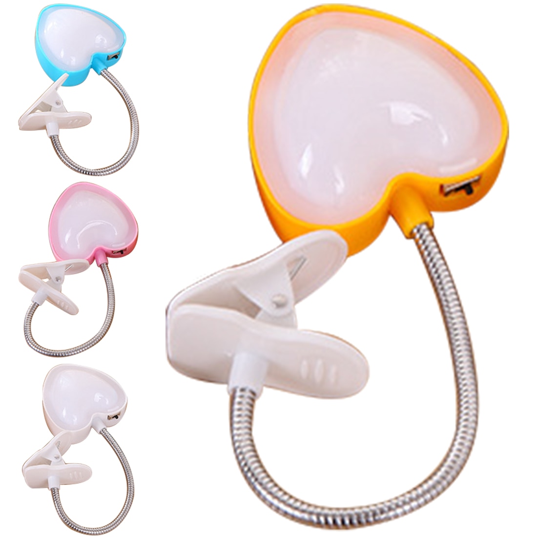 Small Clip-on LED Night Light Love Reading Lamp Mi... – Vicedeal