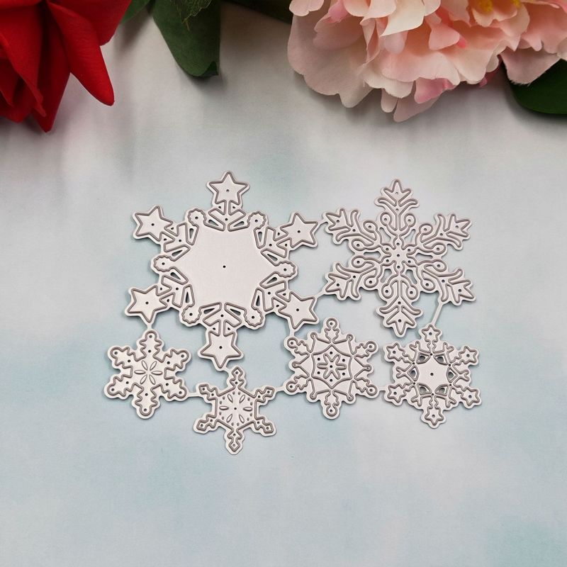 Christmas Snowflake Metal Cutting Dies Stencil DIY... – Vicedeal