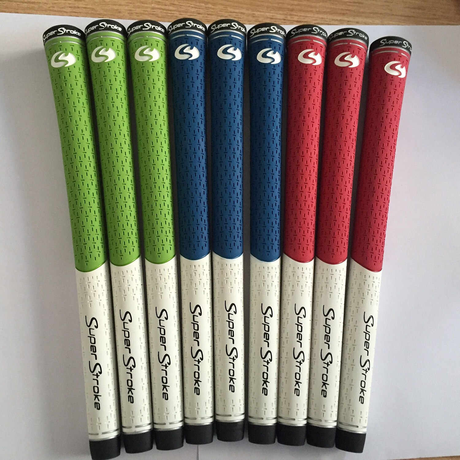 Golf Club Grips MIDSIZE Rubber Red/Blue/Green 3 Co... – Grandado