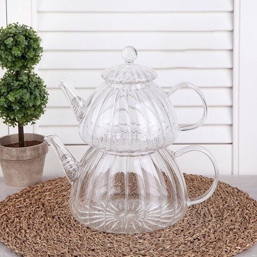 Perotti Glass Teapot Heat Resistant Medium Size Gl... – Grandado