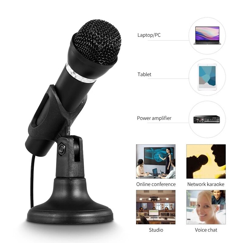 Multi-Function Desktop Microphone Omnidirectional ... – Grandado