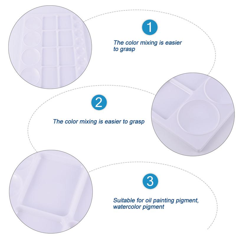 Practical Plastic Useful Orthogon Mixing Painting ... – Grandado