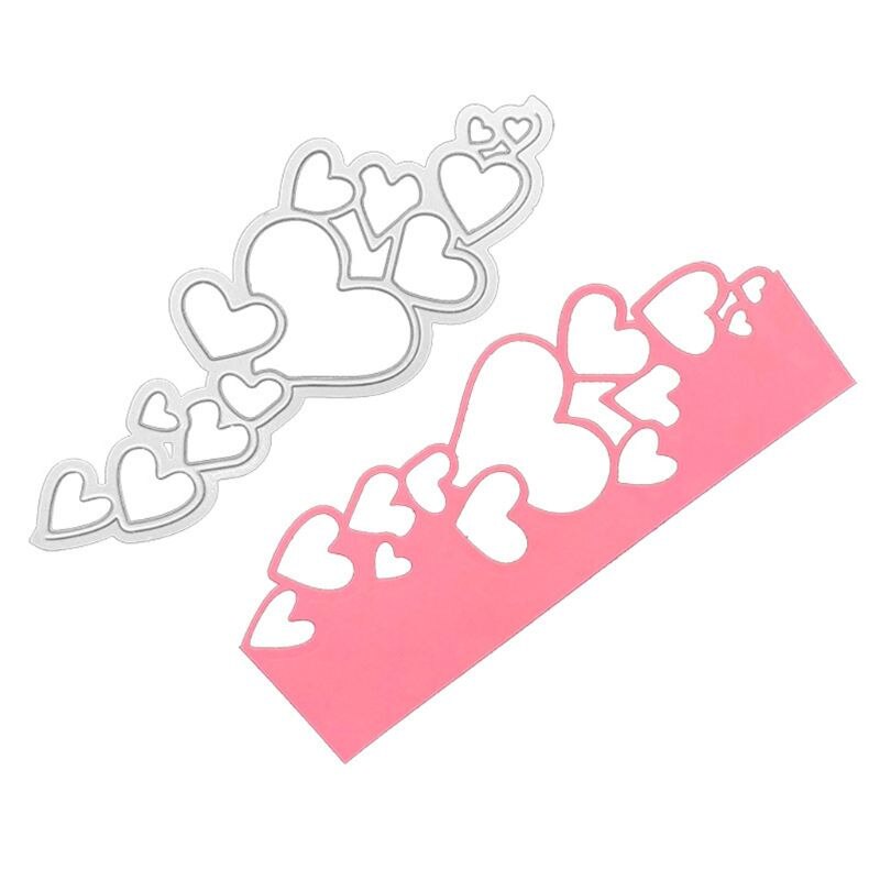 Love Heart Shape Cutting Die Carbon Steel Cuts Scr... – Grandado
