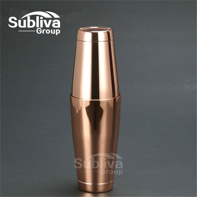 4Pcs/Set Stainless Steel Cocktail Shaker Copper Pl... – Grandado
