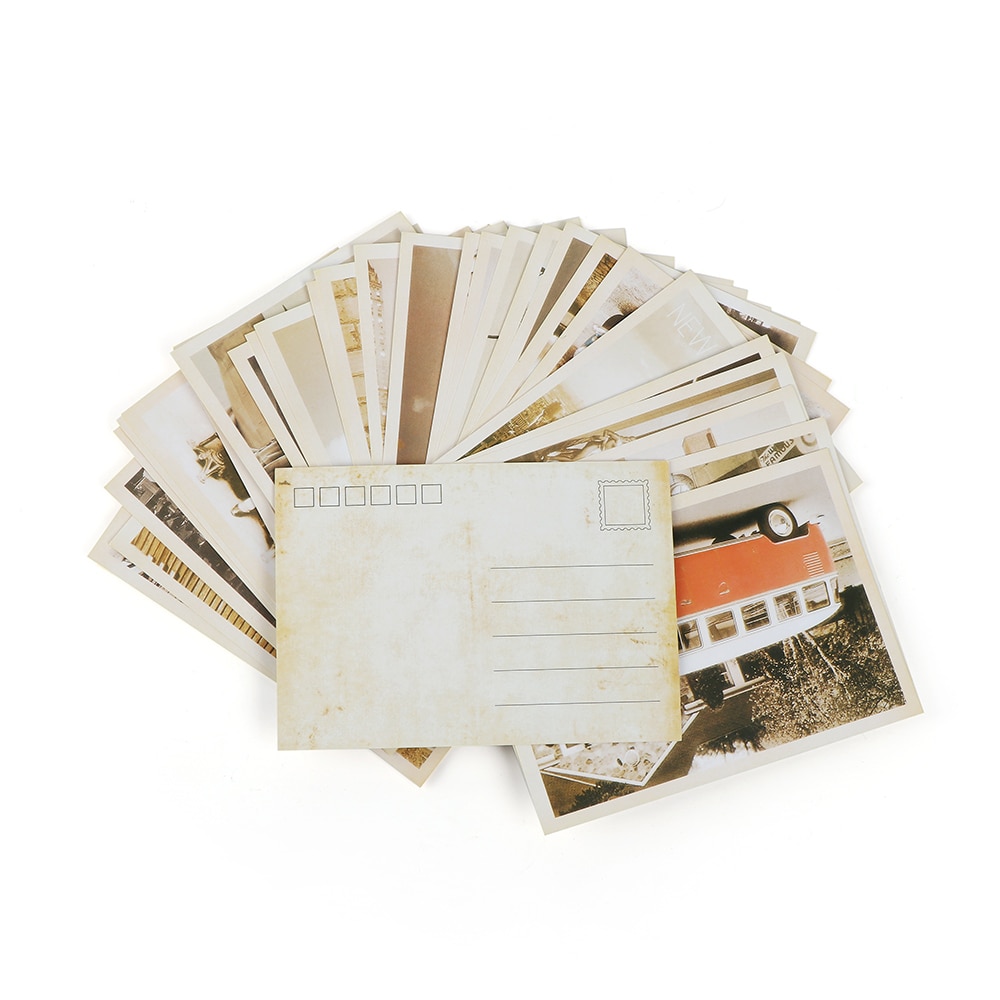 32 Pieces/Set Vintage Style Letter Paper Famous Bu... – Grandado