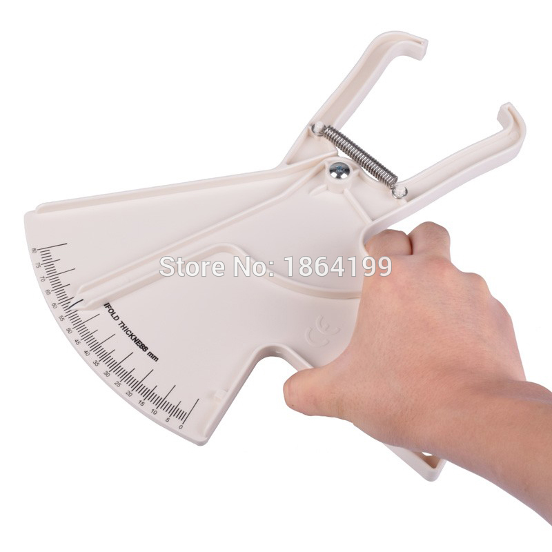 0-80mm Slim Guide Skinfold Caliper - Measure Body ... – Vicedeal