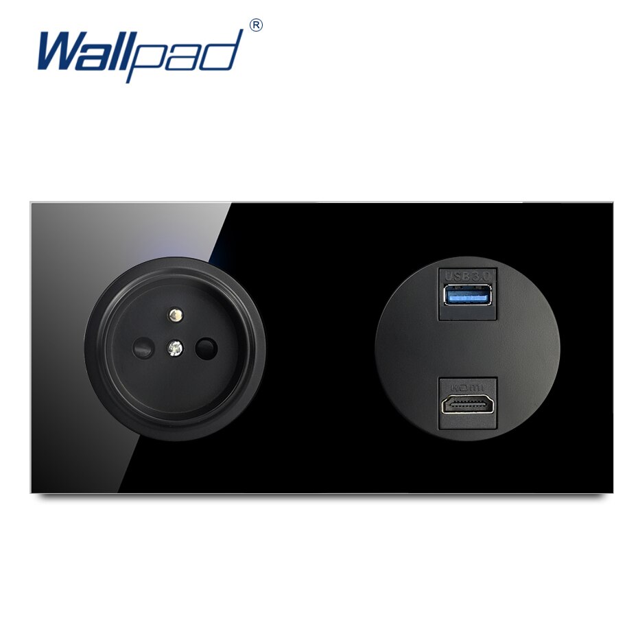 Wallpad French Wall Socket Power Outlet With HDMI ... – Vicedeal